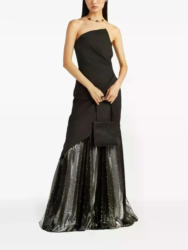 GENNY Layered-design Maxi Dress
