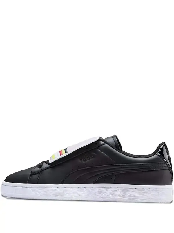 PUMA Basket Badge White Sneakers - Black
