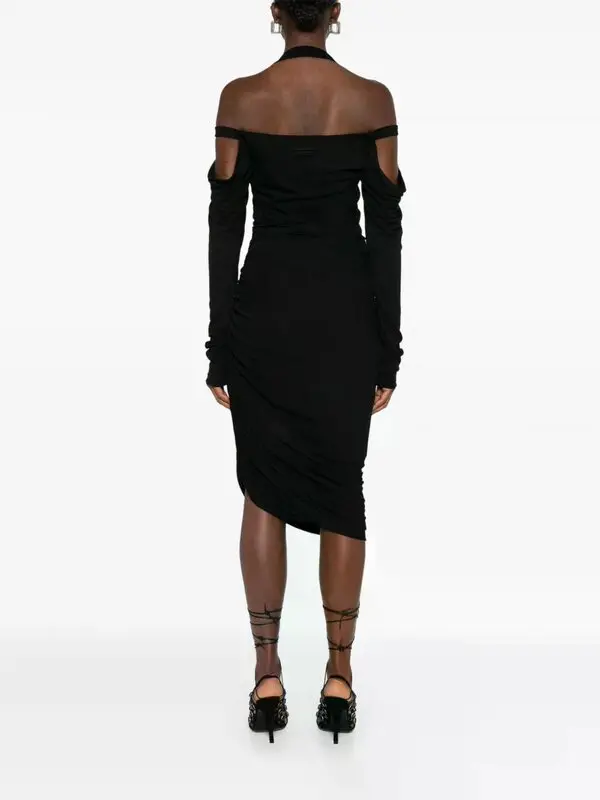 Attico Long-sleeve Midi Dress