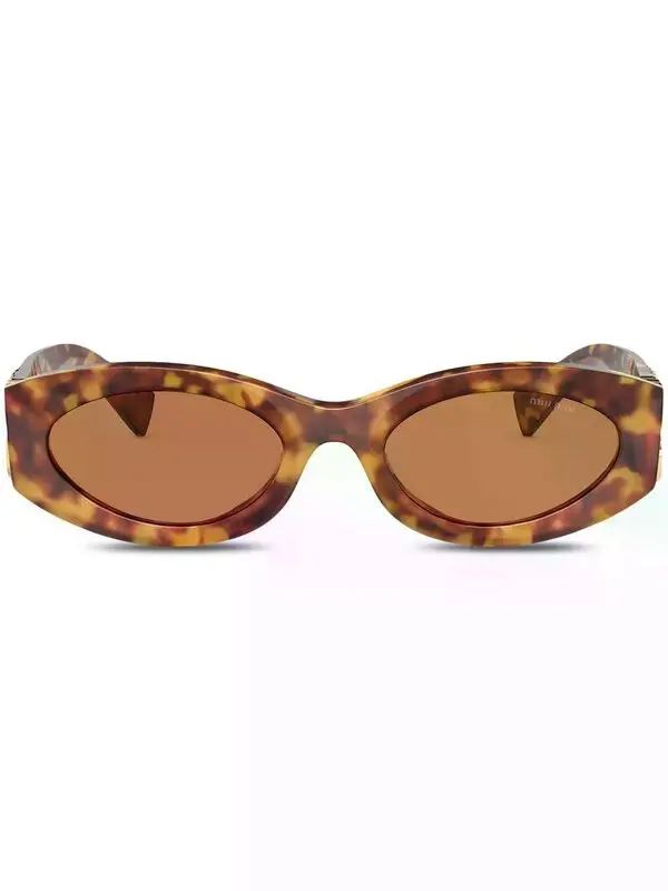 Miu Miu Tortoiseshell Cat-eye Sunglasses - Brown