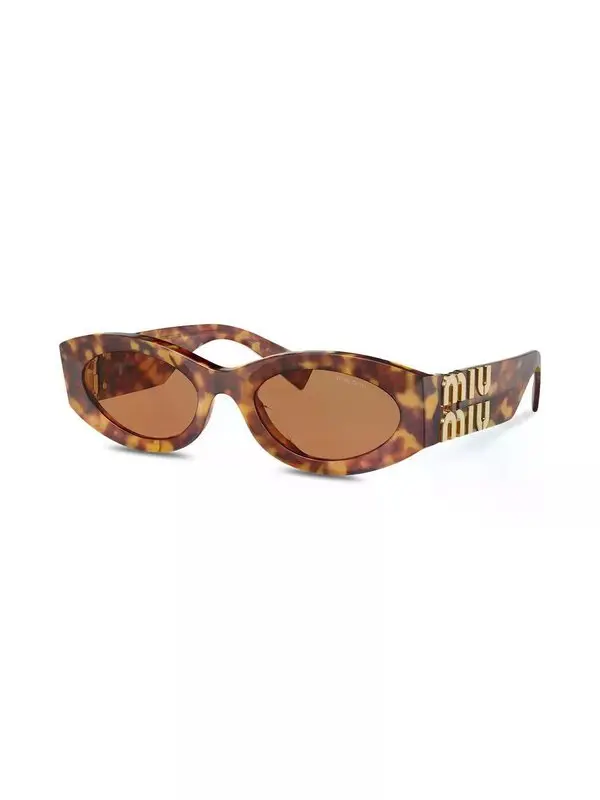 Miu Miu Tortoiseshell Cat-eye Sunglasses - Brown