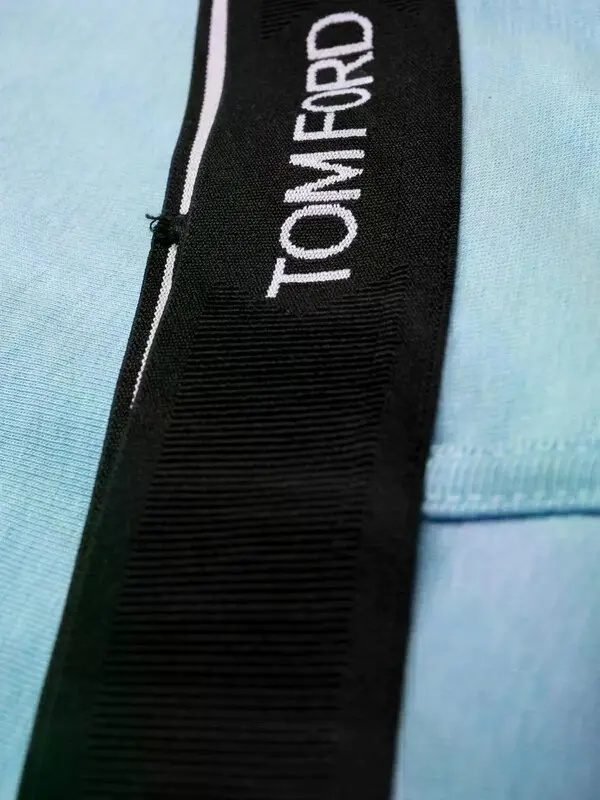 TOM FORD Logo Waistband Boxers - Blue