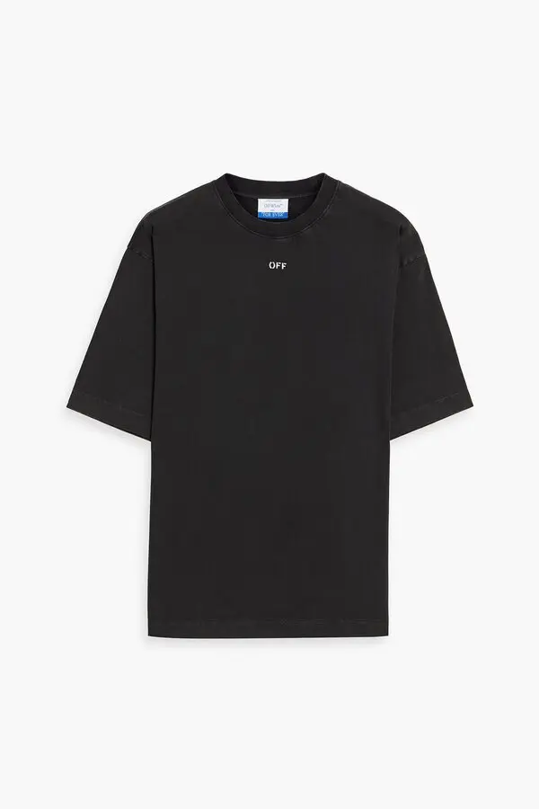 Off-White Printed Cottonjersey Tshirt