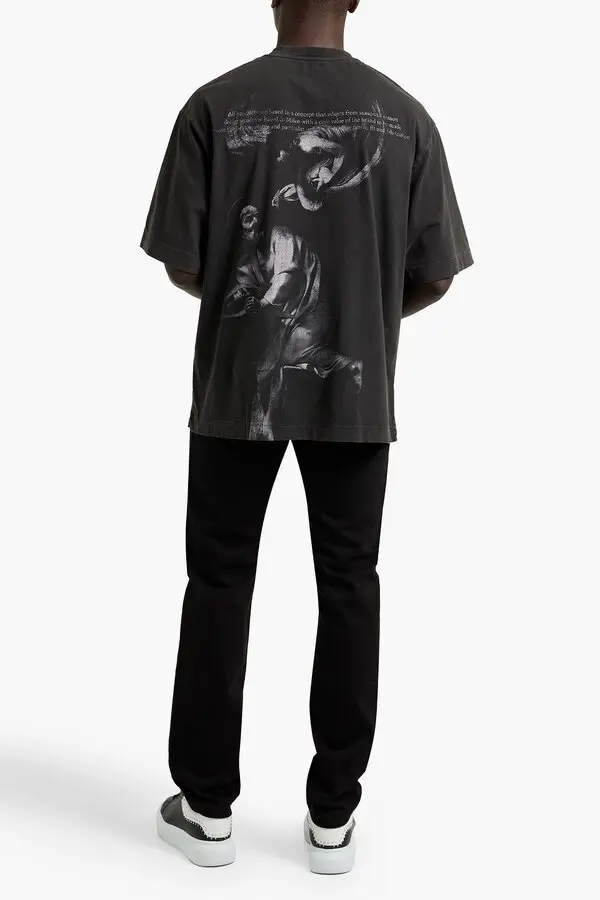 Off-White Printed Cottonjersey Tshirt