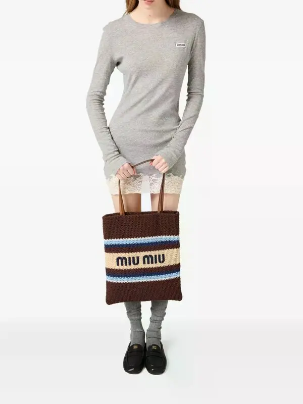 Miu Miu Crochet Tote Bag