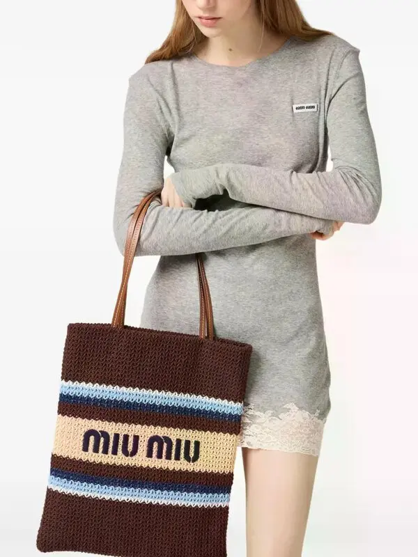 Miu Miu Crochet Tote Bag