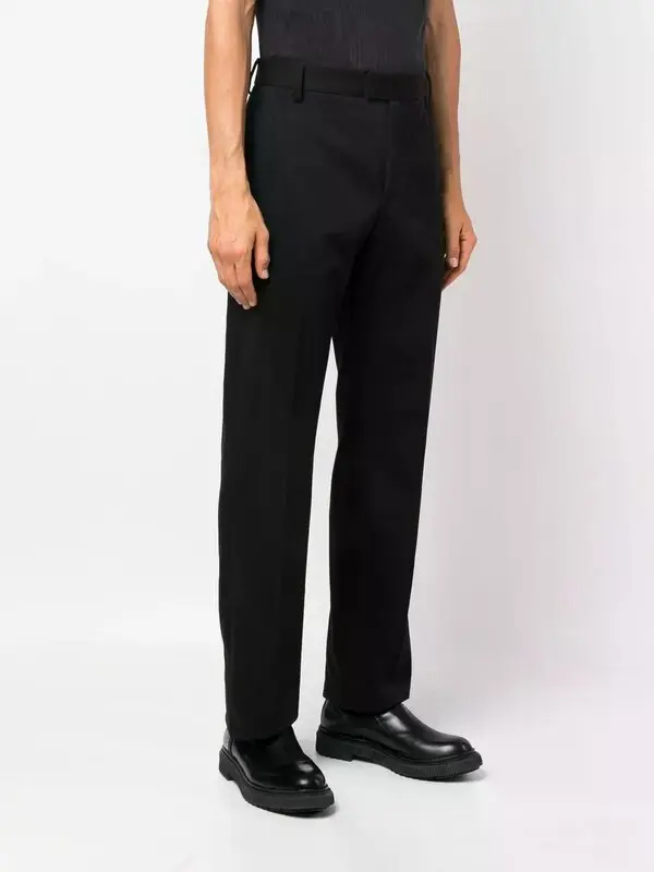 Alexander McQueen Straight-leg Cotton Trousers