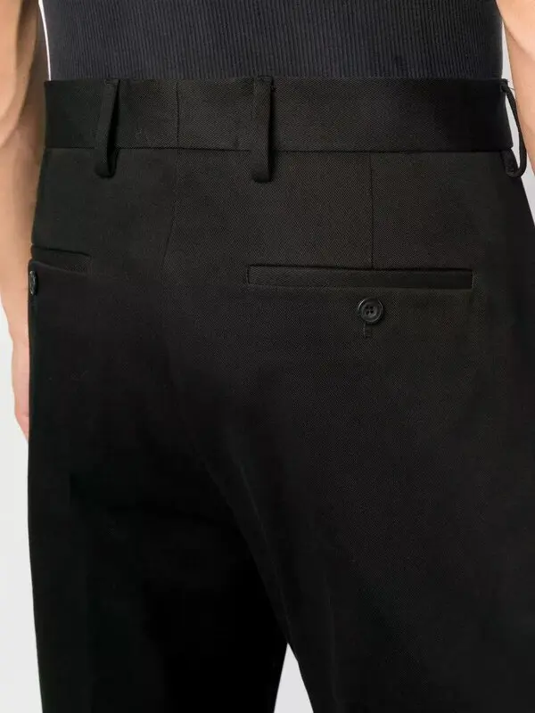 Alexander McQueen Straight-leg Cotton Trousers