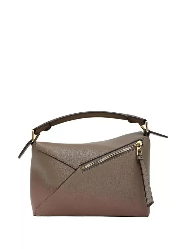 Loewe Paneled Leather Tote Bag - Neutrals