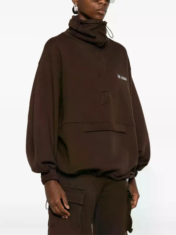 Attico Zip-up Jacket - Brown