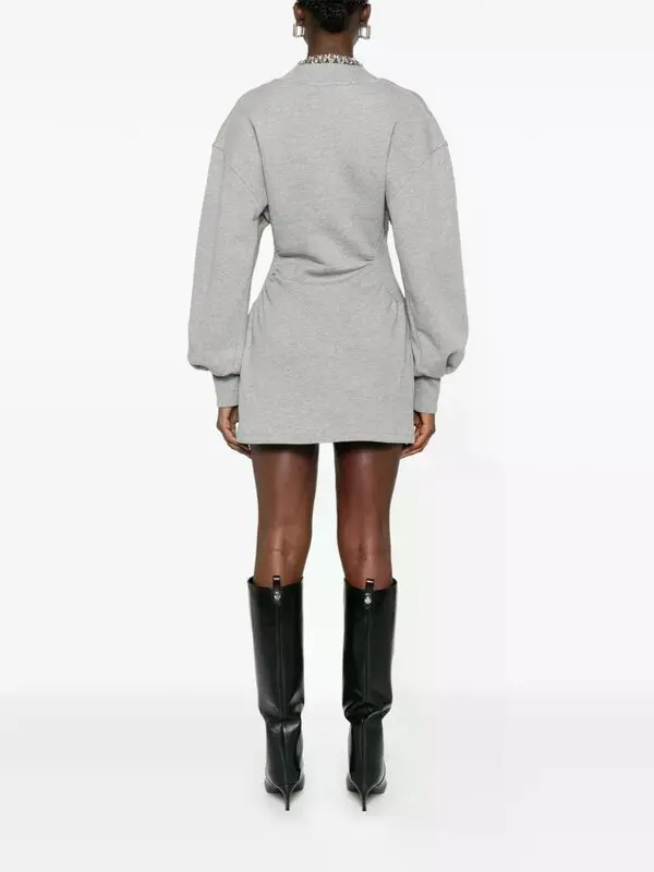 Attico V-neck Mini Dress