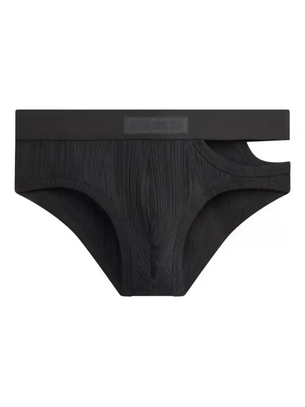 LGN LOUIS GABRIEL NOUCHI Cut-out Briefs - Black