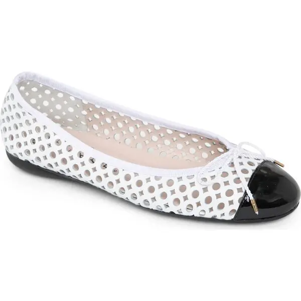 PAUL MAYER ATTITUDES Brandy Perforated Ballet Flat