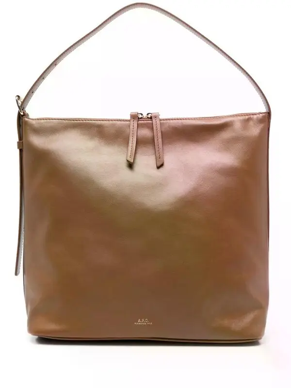 A.p.c. Leather Shoulder Bag - Brown