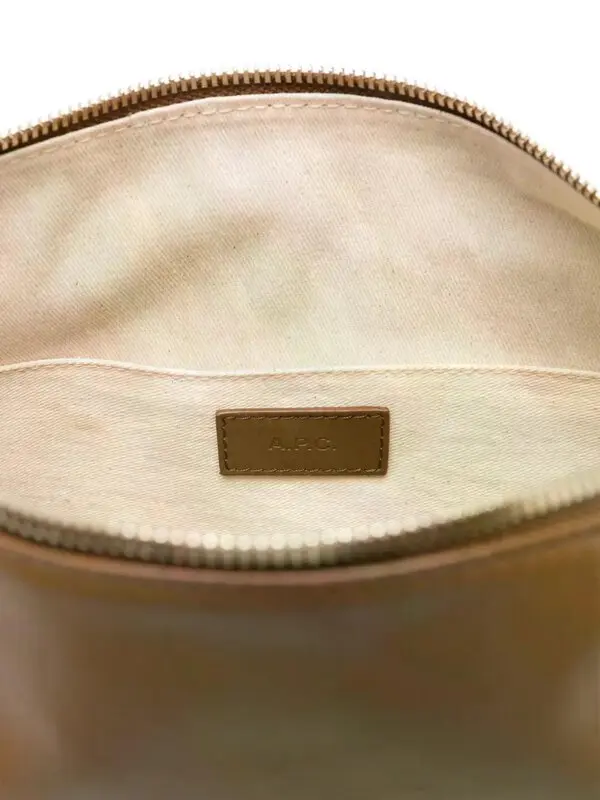 A.p.c. Leather Shoulder Bag - Brown