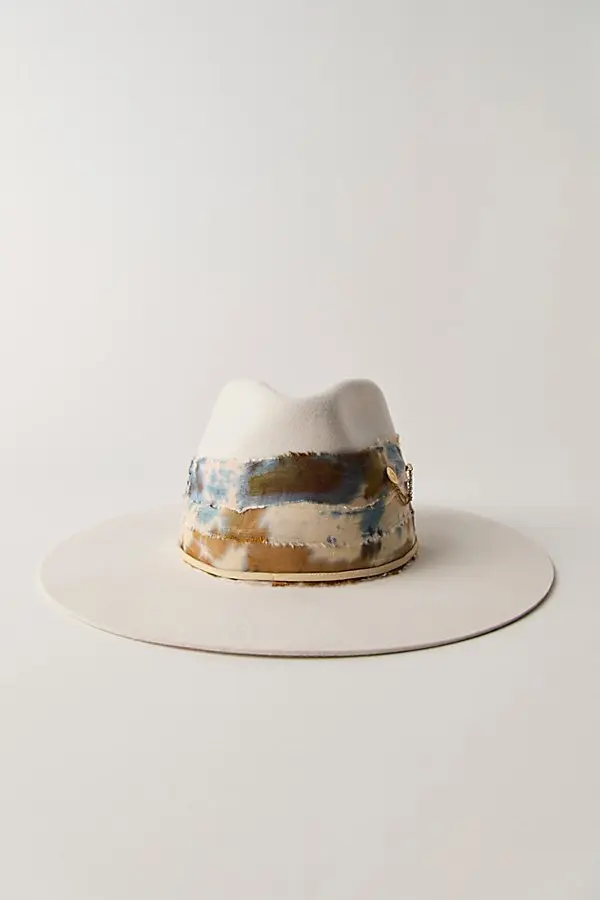 Freya Begonia Cowboy Hat - Ivory