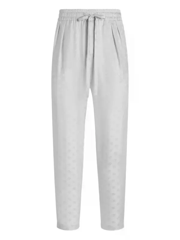 Dolce & Gabbana Drawstring-waist Trousers - Grey