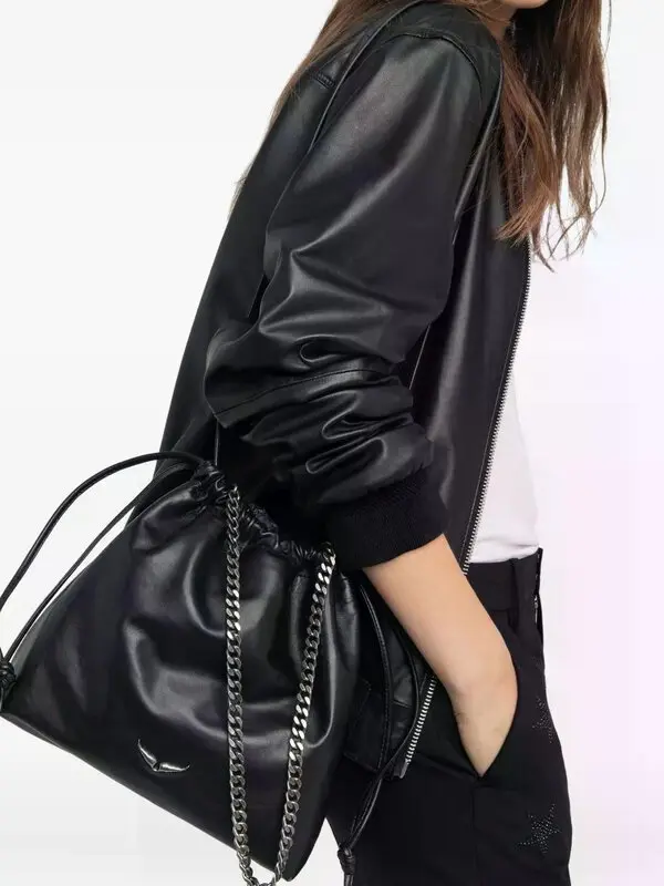 Zadig&Voltaire Chain-handle Drawstring Bag