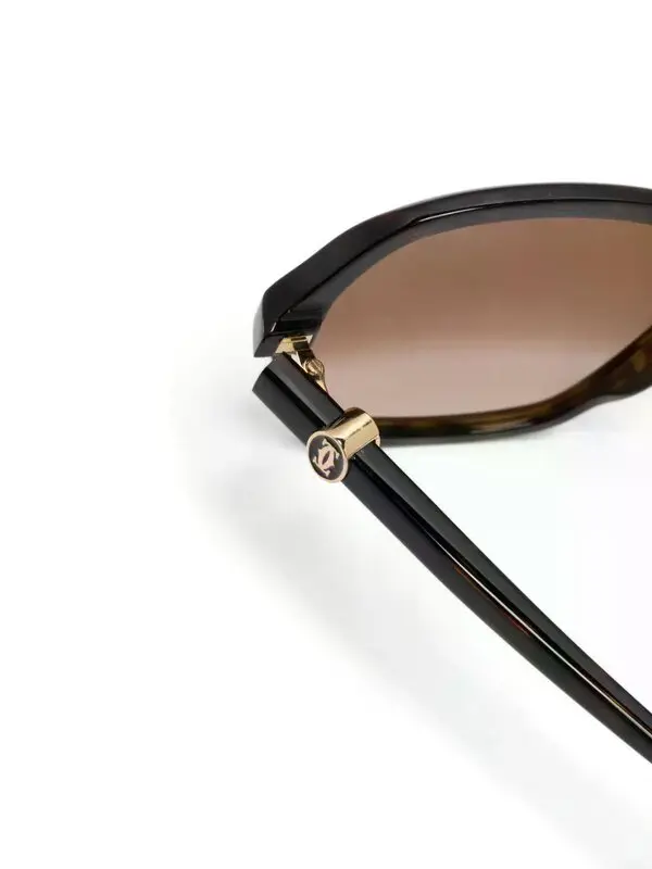 Cartier Geometric Frame Sunglasses