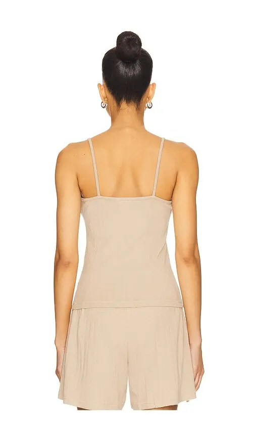 Donni. Pointelle Cami Tank Top