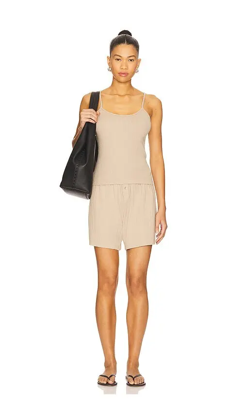 Donni. Pointelle Cami Tank Top