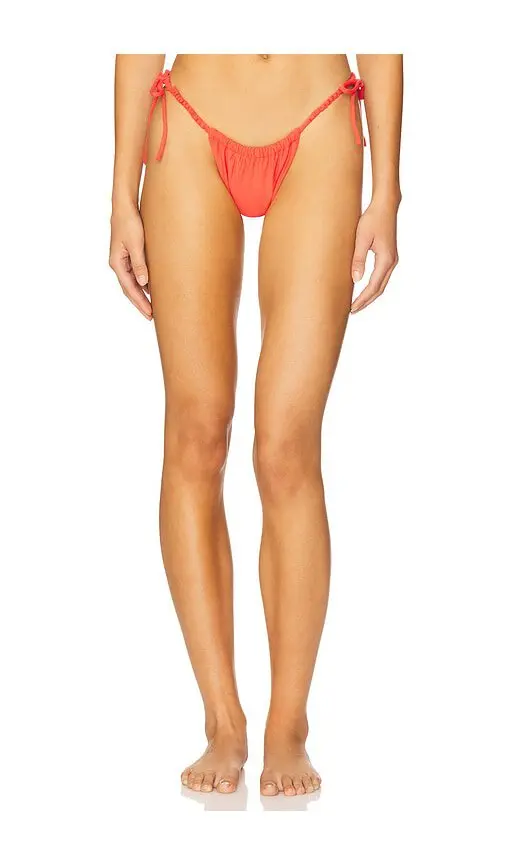 MONTCE Brasil Scrunch Bikini Bottom - Cherry