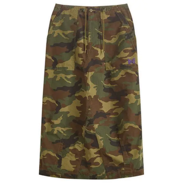Needles String Fatigue Skirt - Woodland