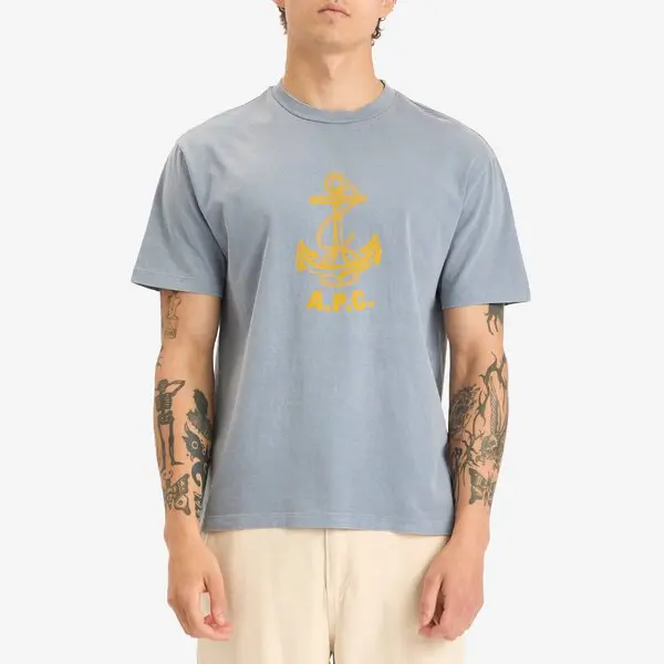 A.p.c. Davy Anchor Print T-shirt