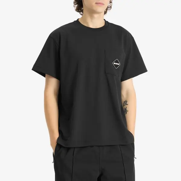 F.C. REAL BRISTOL Emblem Pocket T-shirt