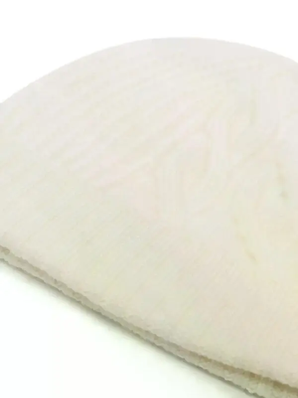 N.peal Cable-knit Cashmere Beanie - White
