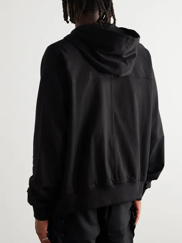 Rick Owens Cotton-jersey Zip-up Hoodie