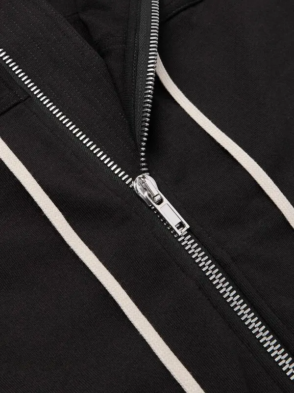 Rick Owens Cotton-jersey Zip-up Hoodie