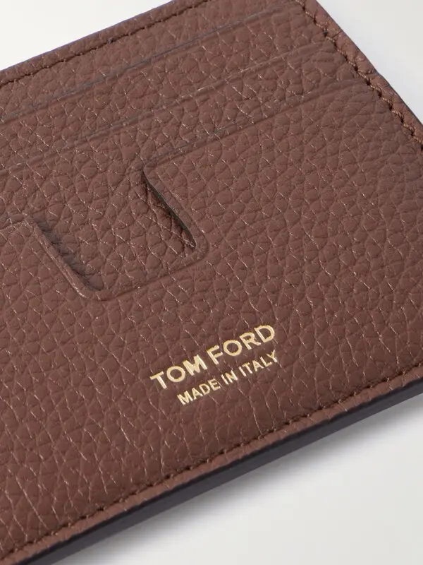 TOM FORD Full-grain Leather Cardholder