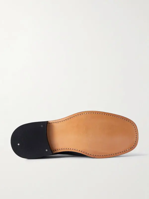 Our Legacy X Emporio Armani Sentiero Leather Loafers - Black