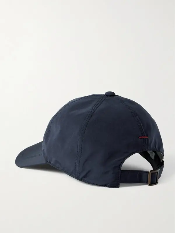 Brunello Cucinelli Logo-embroidered Cotton-twill Baseball Cap - Blue