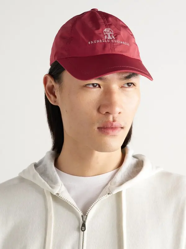 Brunello Cucinelli Cotton-twill Baseball Cap - Red