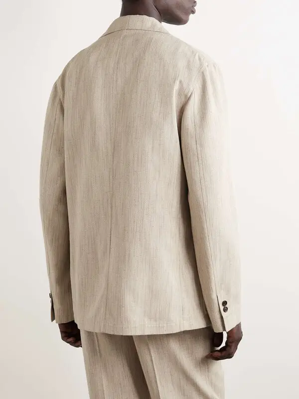 Bottega Veneta Oversized Woven Suit Jacket