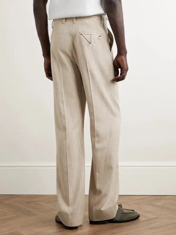 Bottega Veneta Straight-leg Woven Suit Trousers