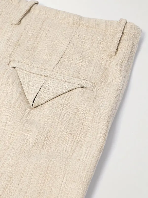 Bottega Veneta Straight-leg Woven Suit Trousers