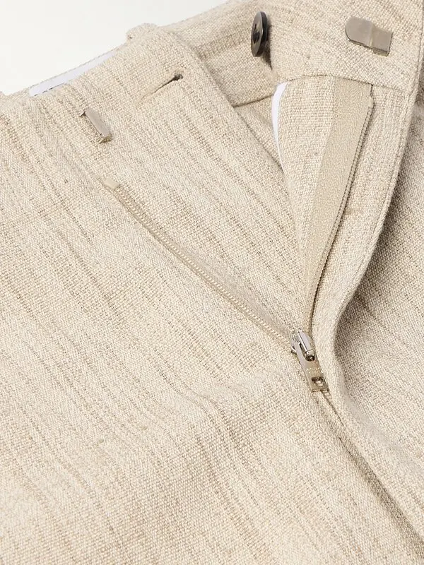 Bottega Veneta Straight-leg Woven Suit Trousers