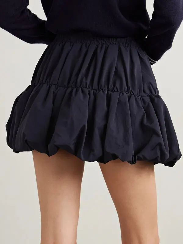 Sea Mirian Tiered Mini Skirt - Blue