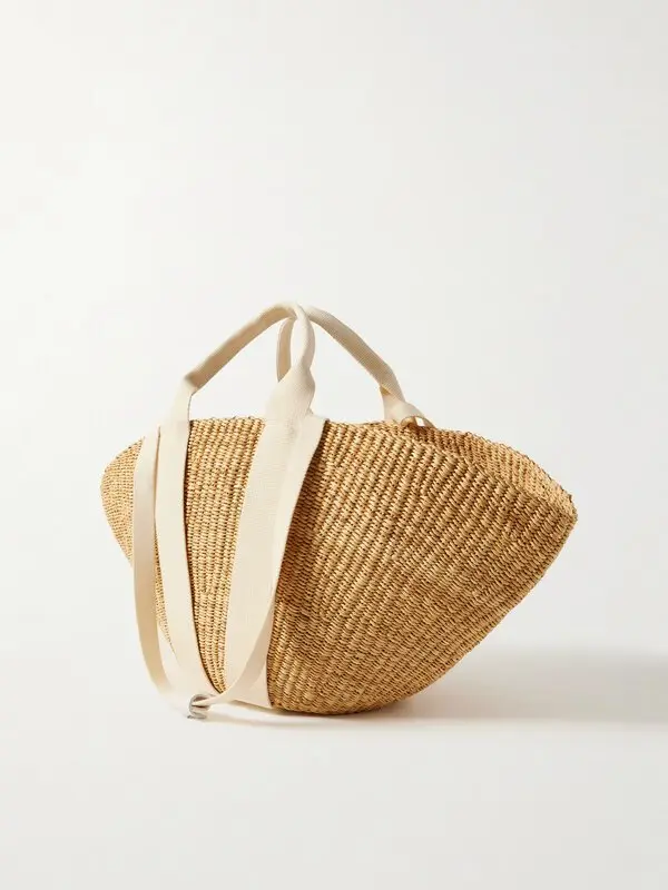 Muuñ Sophie Woven Straw Tote