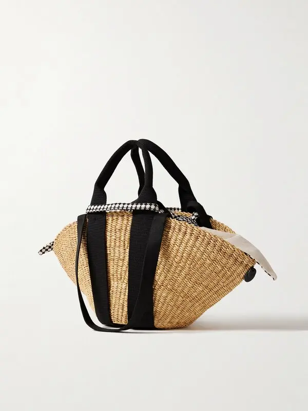 Muuñ Sophie Mini Woven Straw Tote