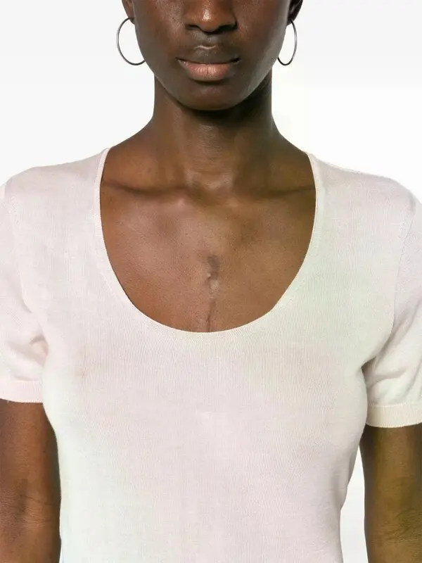 TWINSET Knitted Silk Top