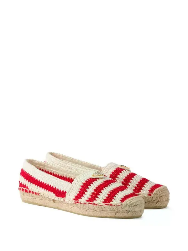 Prada Striped Espadrilles