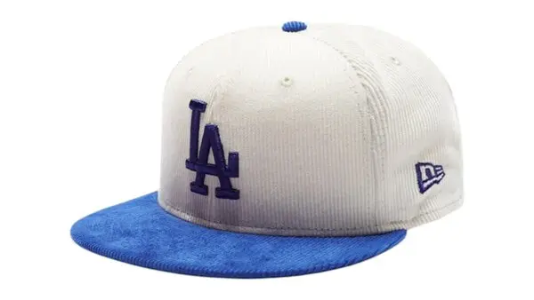 UNDEFEATED X Los Angeles Dodgers X New Era Corduroy 59fifty Fitted Cap - White