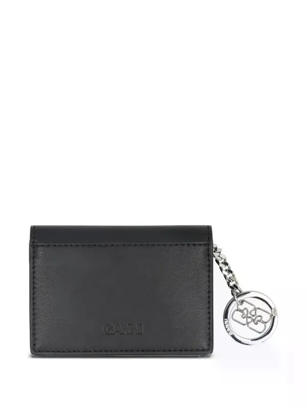 GANNI Bou Card Holder - Black