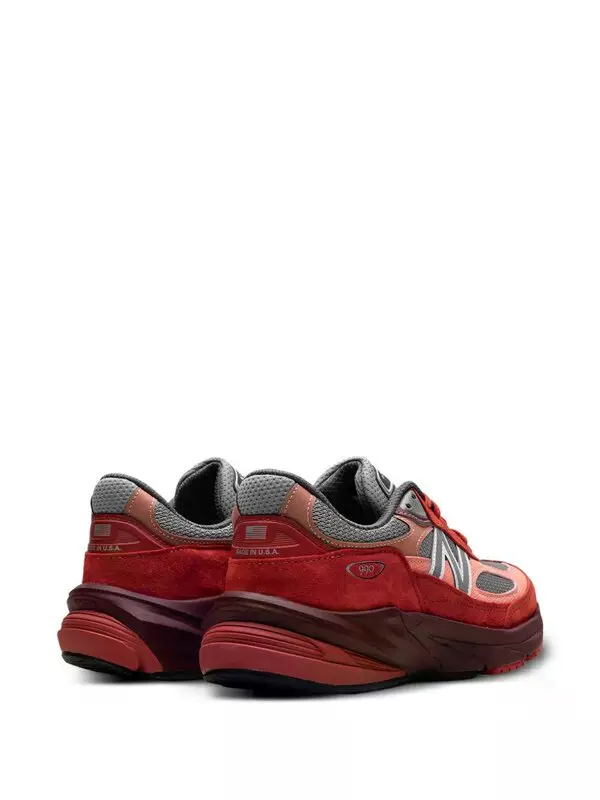NEW BALANCE 990v6 Made In Usa Sneakers - Molten Lava