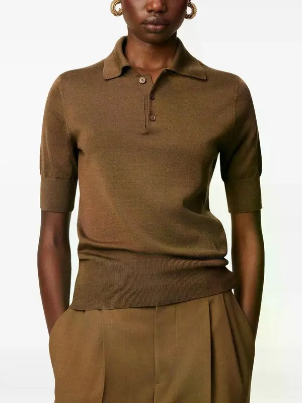 AMI Paris De Coeur Cotton Polo Shirt
