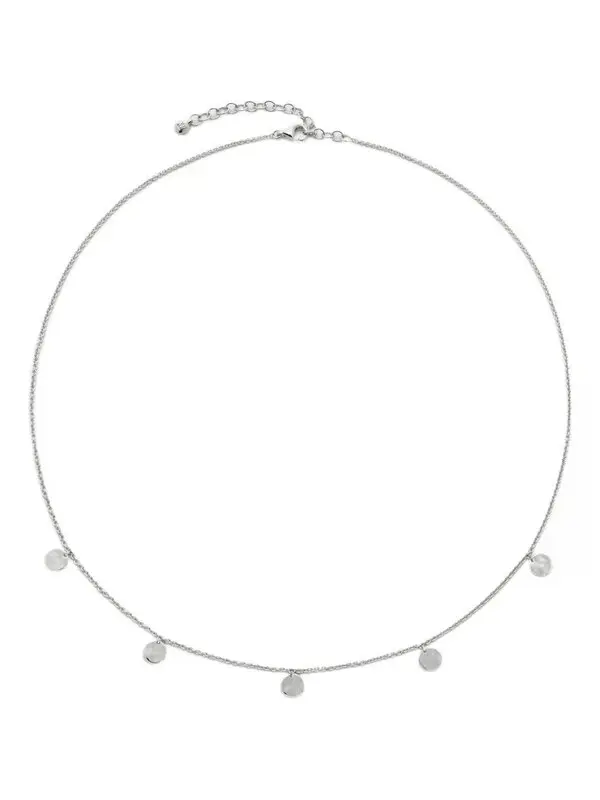 Monica Vinader Siren Muse Station Necklace - Silver